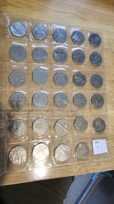 Full Set Of London 2012 Olympic 50p SET 5 | eBay UK