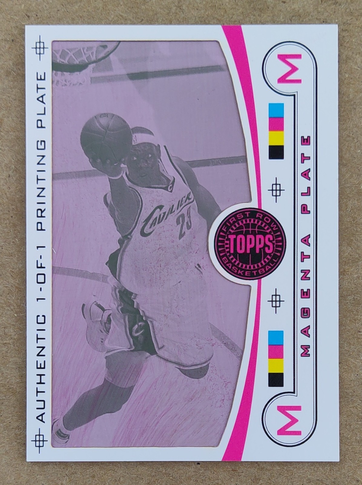 2005-06 Topps First Row LeBron James #36 Magenta Printing Plate 1/1 | eBay