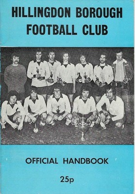 HILLINGDON BOROUGH FOOTBALL CLUB OFFICIAL HANDBOOK 1978-79 | eBay