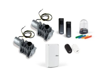 Ditec Kit DITCB24LS 24V Engine Basement Gates Swing Max 3,5 MT Ad Panel ...