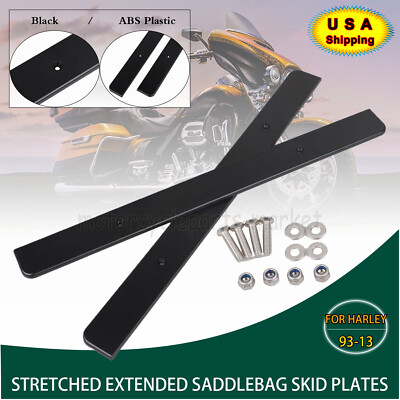 Stretched/Extended Saddlebag Skid Plates For Harley Road Electra Street ...
