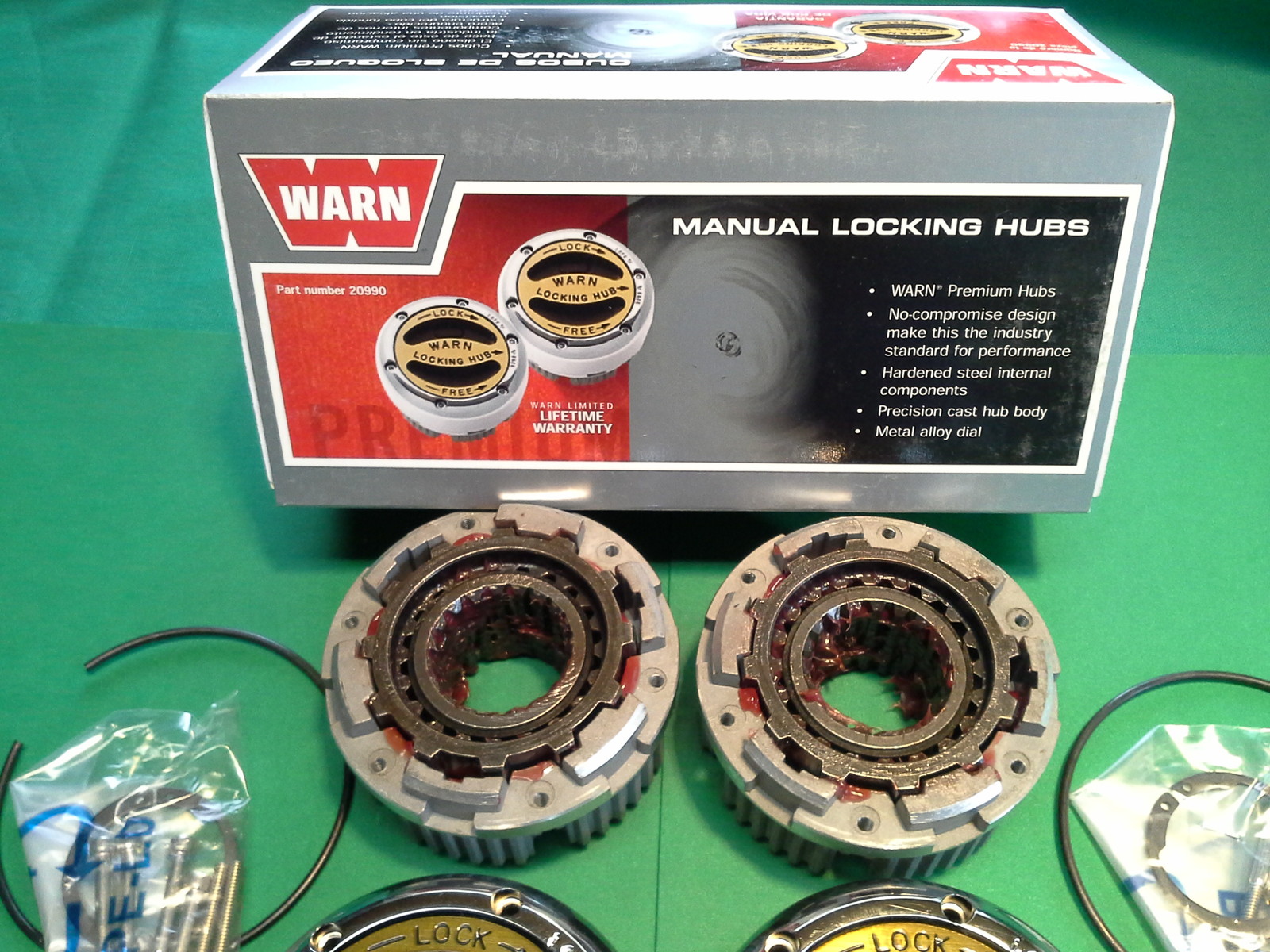 Warn Industries 20990 Premium Manual Locking Hubs | Ford Chevy Jeep ...