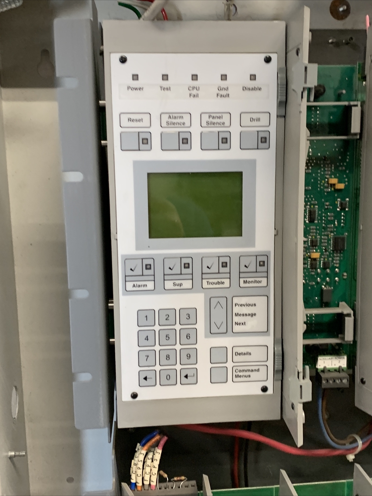 Edwards EST3 Fire Alarm System Control Panel CPU, Display, 12-Slots ...