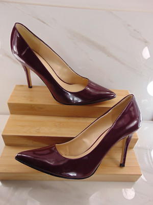 Nine West Dark Red Pointy Toe Pumps 8.0 M - look great inside and out ...