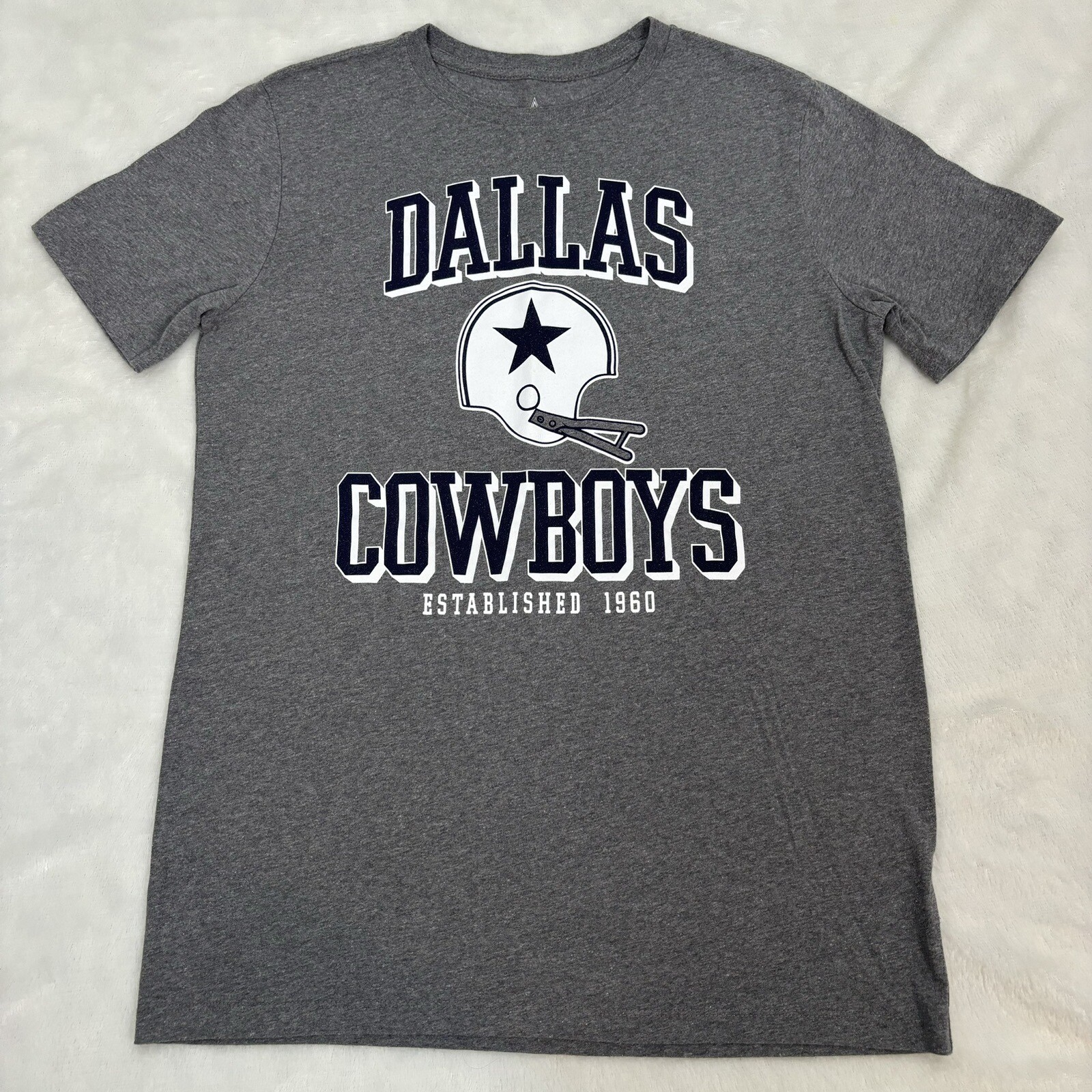 Dallas Cowboys Retro Helmet Logo Youth XL Shirt Football Kids Boys ...