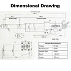 12V LCD 6000N Solar Tracking Tracker Dual Axis Kits W/ 12V 2X8" Linear ...