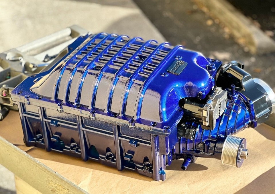 Race Ported 2.4L Hellcat Supercharger Custom Painted, Trackhawk, TRX ...