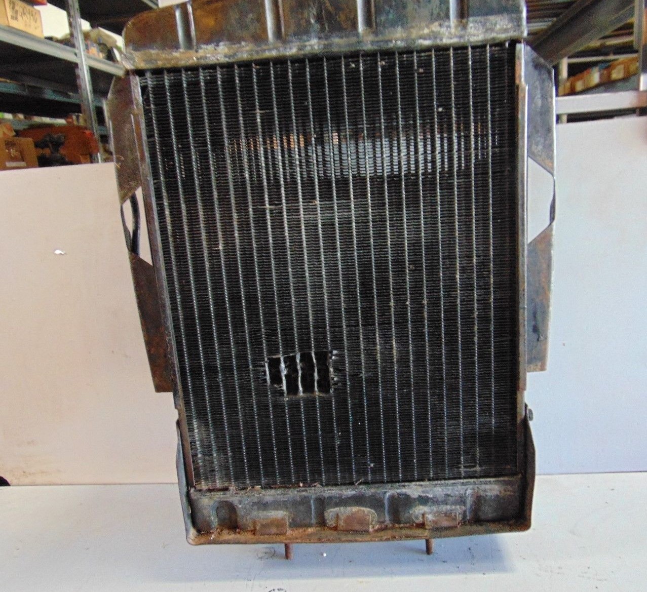 MG TD Radiator-Been Worked 7 Ways Till Sunday.-Stay Away From Car Shows ...
