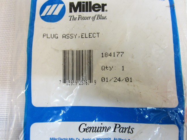 MILLER PLUG ASSEMBLY 184177 for sale online | eBay