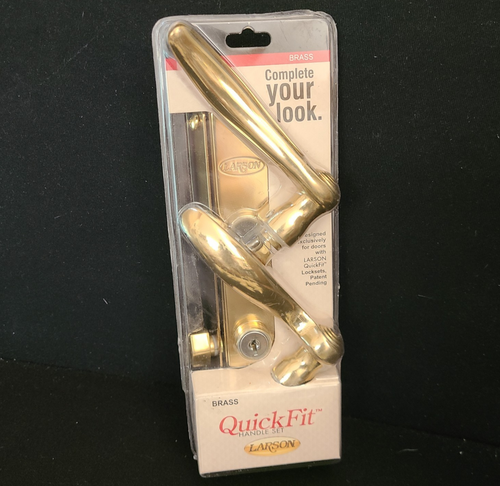 Brass Larson Mfg Co QuickFit Storm Door Handle Set 20297807 | eBay