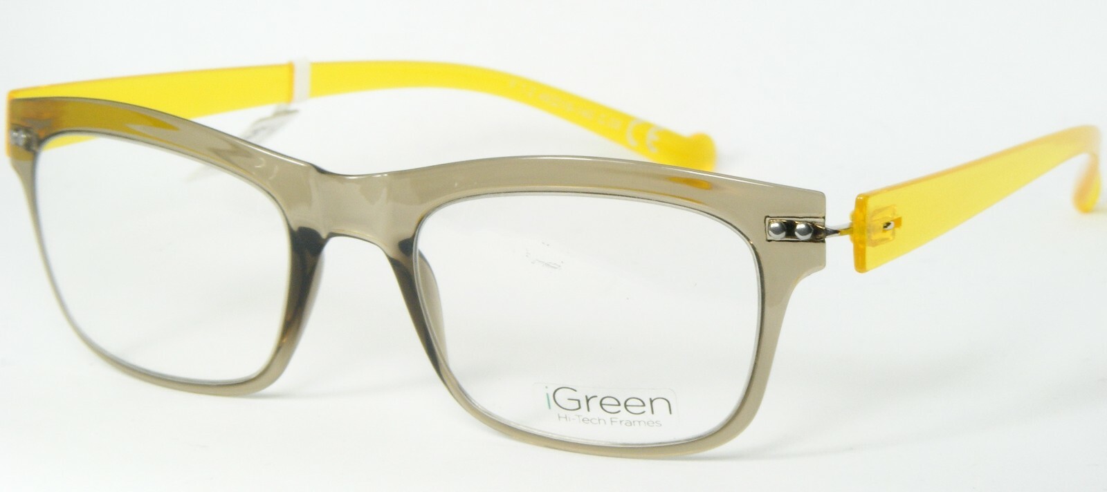 iGreen V1.2 C.08 TRANSPARENT TAUPE EYEGLASSES GLASSES Hi-Tech FRAME 46-19-140mm | eBay