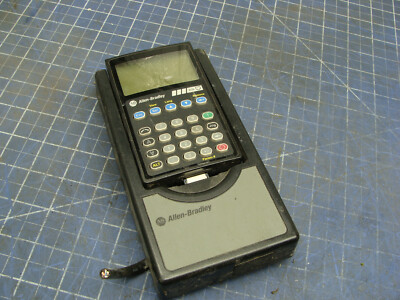 ALLEN BRADLEY 22-HIM-A3 HAND HELD LCD HIM MODULE WITH 22-HIM-B1 DOOR ...