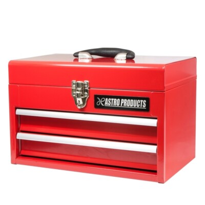 ASTRO PRODUCTS compact tool box CTB260 Red color Two tiers From Japan ...