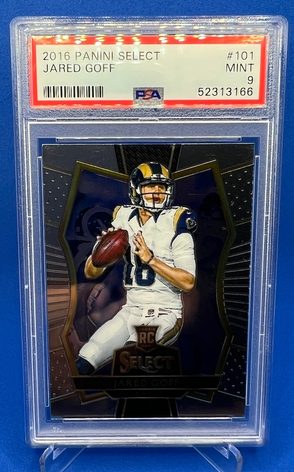 2016 panini select Jared Goff RC PSA mint 9 card # 101 SWEET @@ | eBay