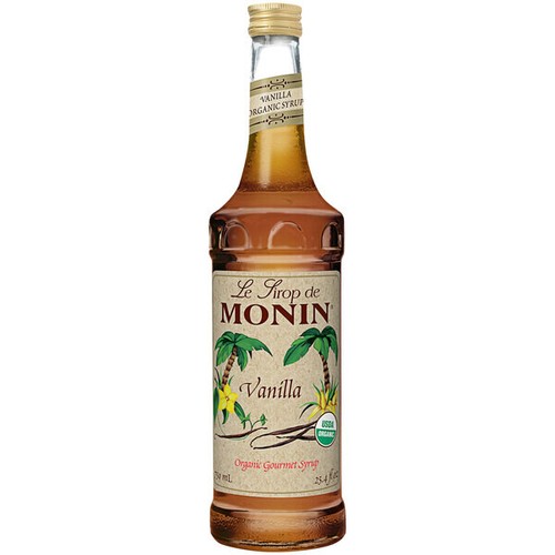 Monin Organic Vanilla Flavoring Syrup 750 mL 544SYPAO045B | eBay