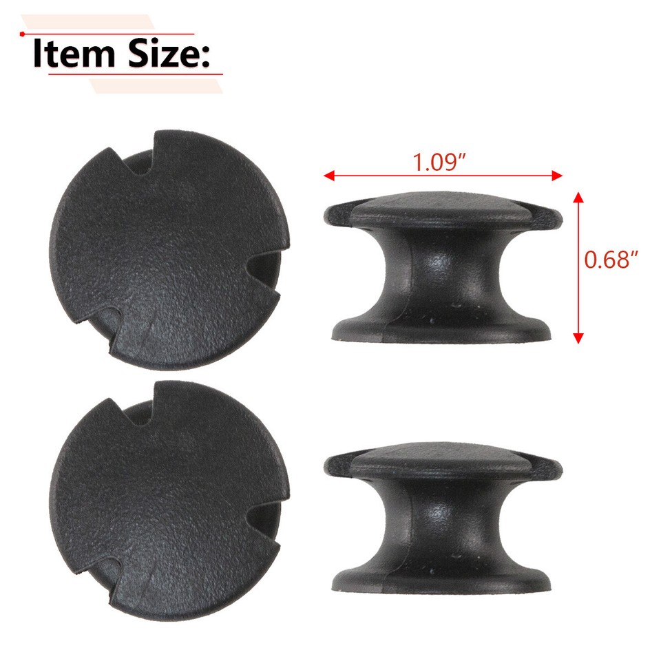 4Pcs Interior Rear Trunk Trim Panel Cargo Net Nut For 13-24 Ford Fusion ...