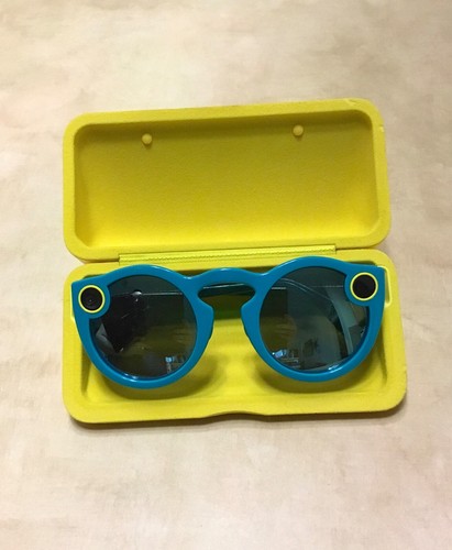 EUC snapchat spectacles & charging case Teal - no cord | eBay