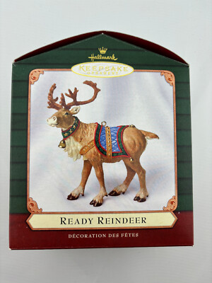 Hallmark Keepsake 2001 - READY REINDEER Christmas Ornament | eBay