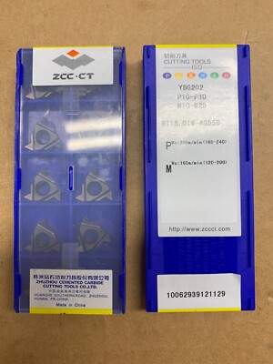ZCC.CT Carbide Inserts - RT16.01W-AG44B, YBG202 - Qty. 10 - NEW | eBay