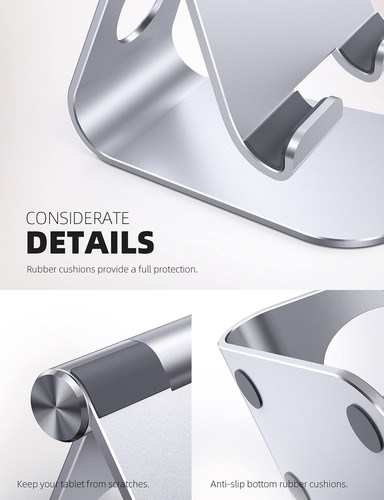 Lamicall Tablet Stand Adjustable Tablet Holder - Desktop Stand Dock ...