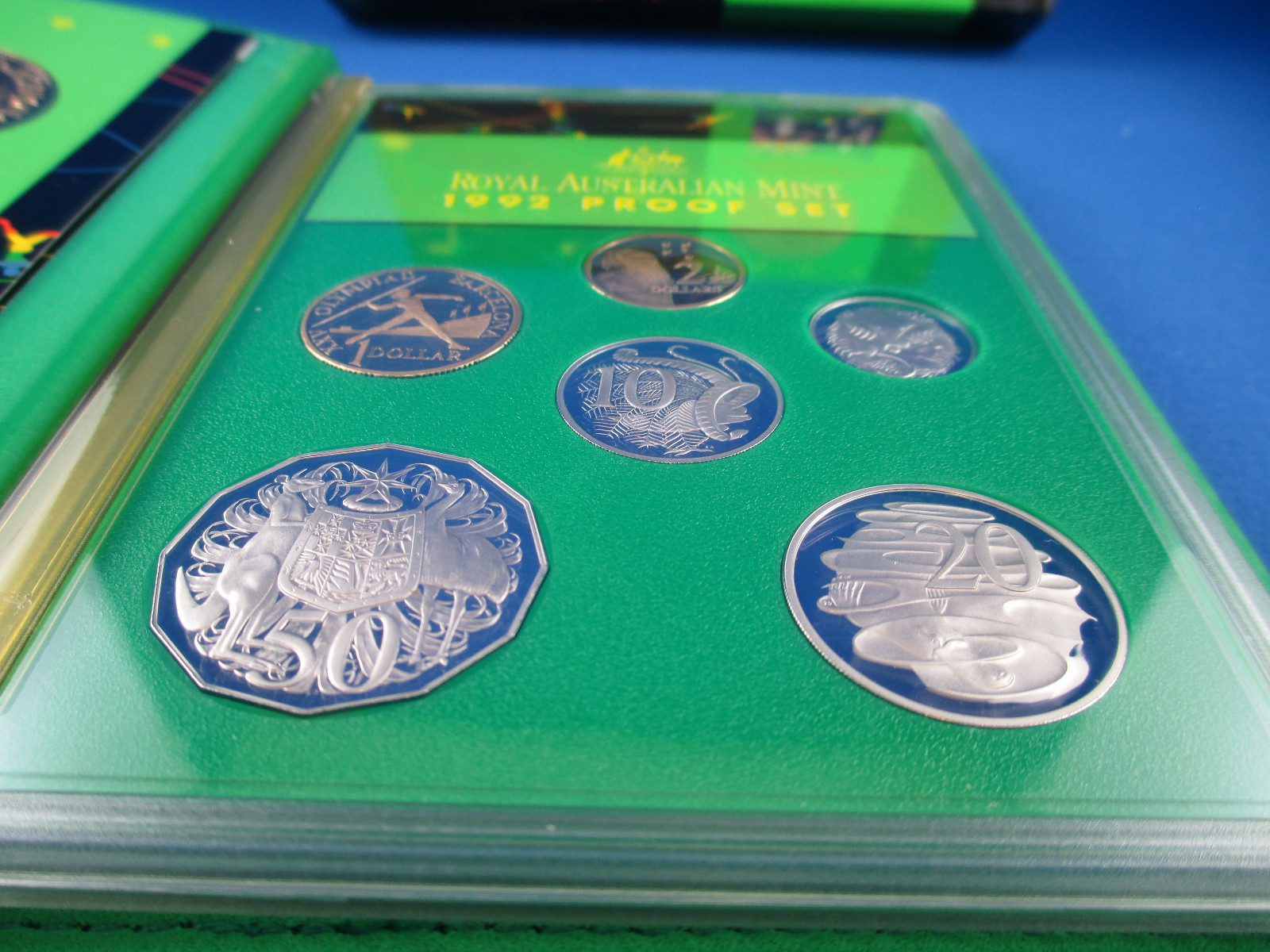 1992 AUSTRALIA PROOF COIN SET - OLYMPIAD BARCELONA $1 OLYMPIC GAMES ...