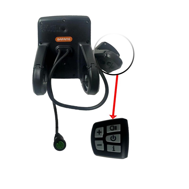 BAFANG DPC07 Electric bike LCD Display EBIKE Converion KIT Speed ...