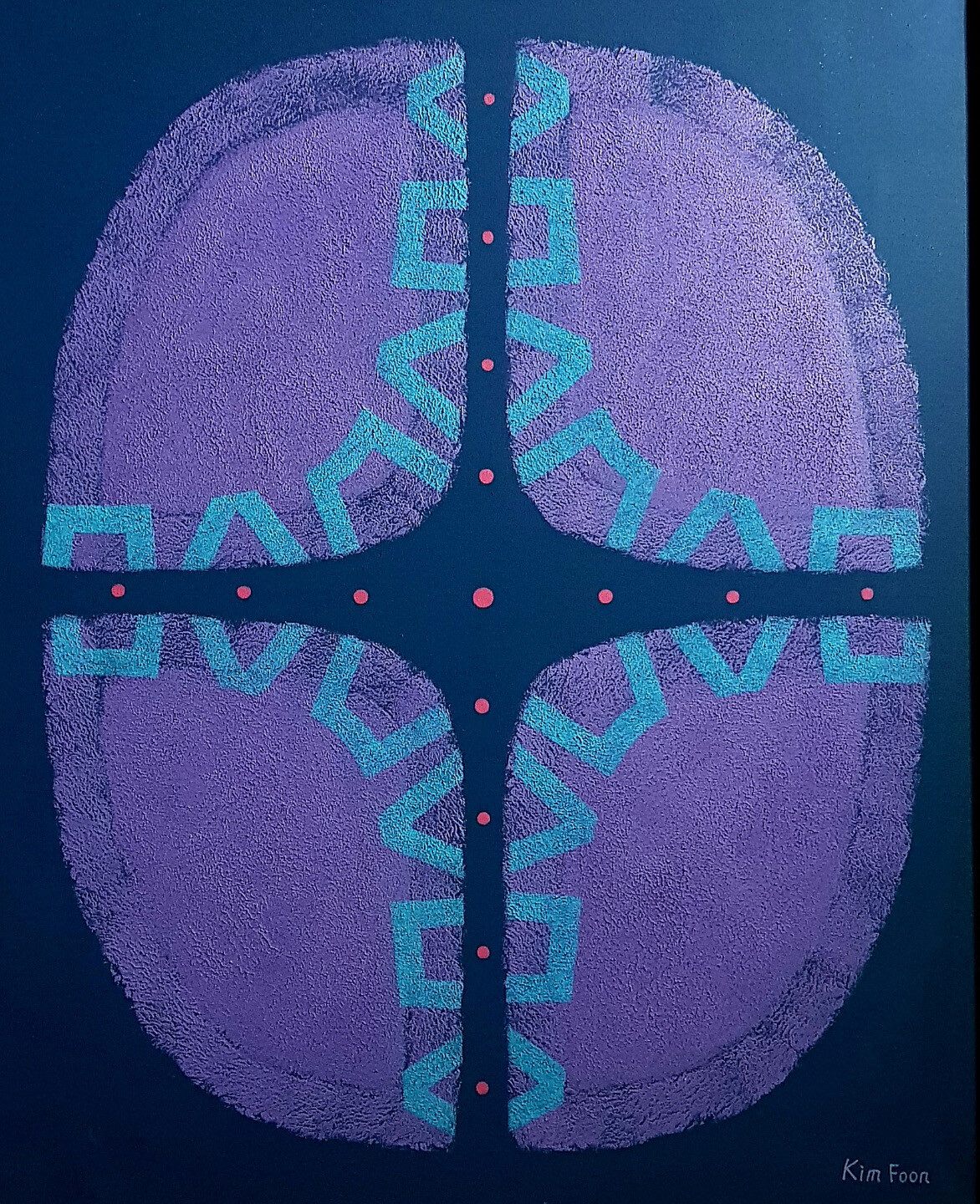 "GLORY" Geometrical Painting by Kim Foon 김훈 Leading Abstract Movement ...