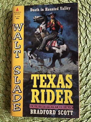 Texas Rider By Bradford Scott Vintage 1962 Printing Paperback Pocket ...