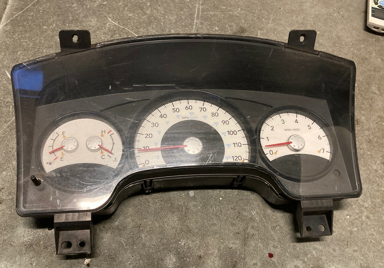 04 DODGE DURANGO INSTRUMENT CLUSTER SPEEDOMETER TACH ODOMETER ...