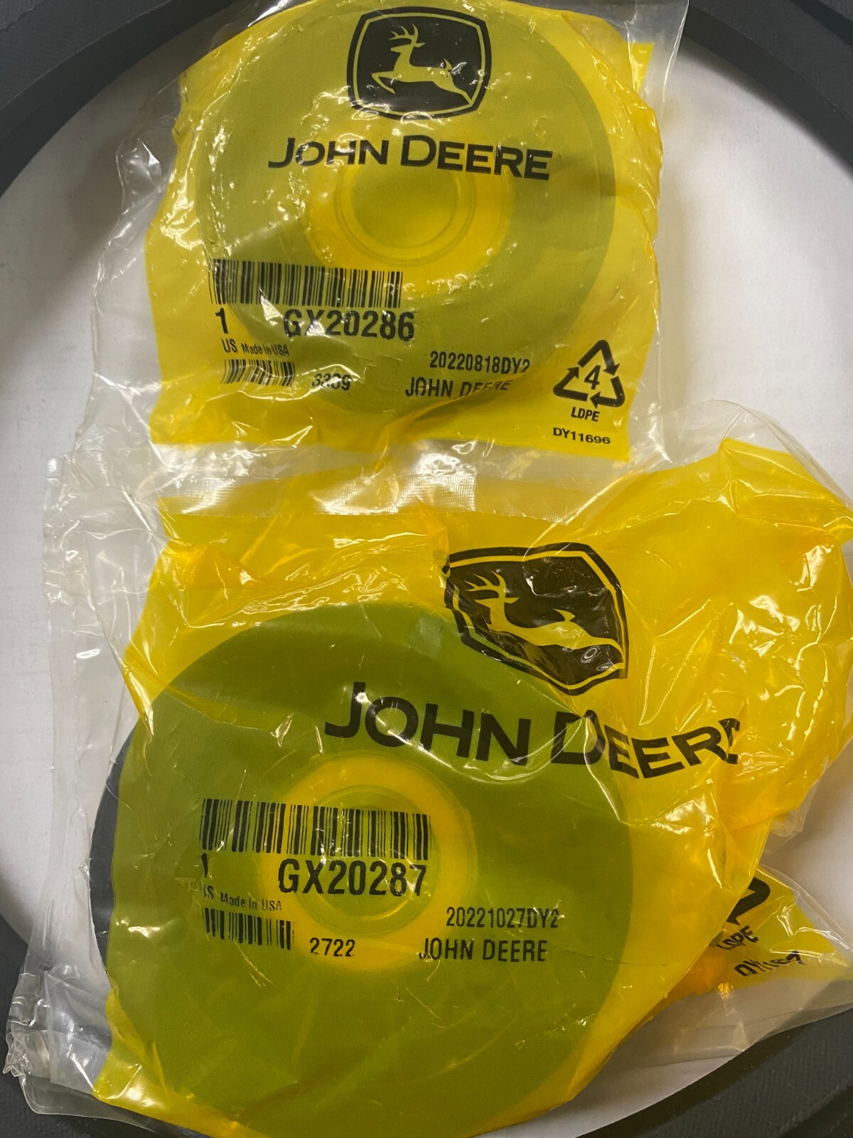 John Deere OEM Traction Drive Belt (UC30568) & Idlers (AUC20392 ...