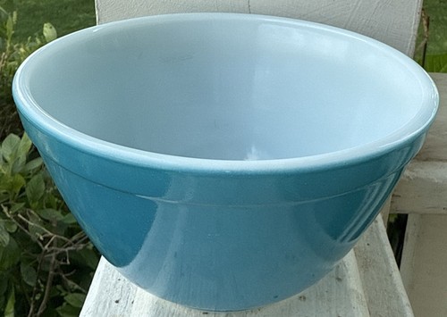 Vintage Pyrex Blue #401 Mixing Bowl 1 1/2 Pint USA Small Nesting Bowl ...