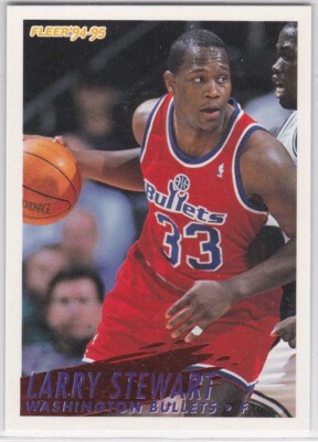 M) 1994-95 Fleer Basketball Trading Card - Larry Stewart #385 | eBay