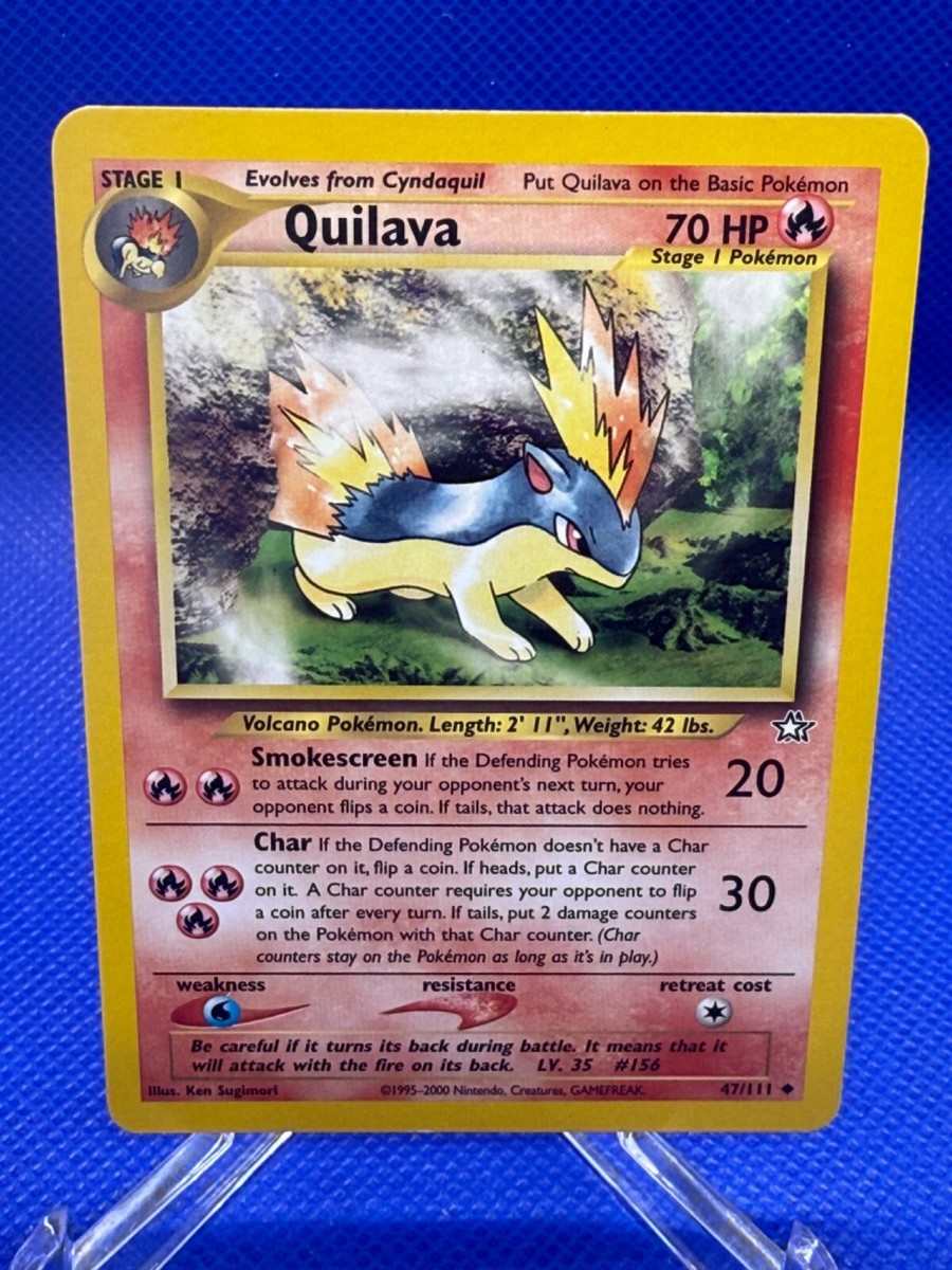 Quilava Pokemon Card