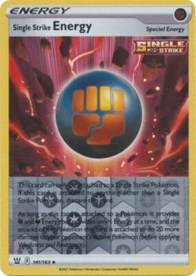 x4 Single Strike Energy - 141/163 - Uncommon - Reverse Holo Pokemon ...