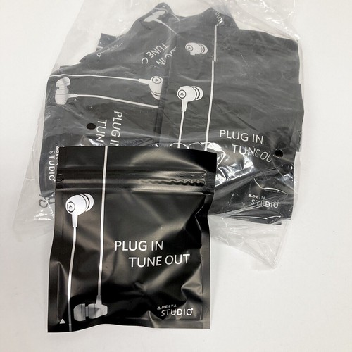 10 Pair New Delta Airlines Studio 3.5mm Wired Earbuds In-Ear Headphones ...