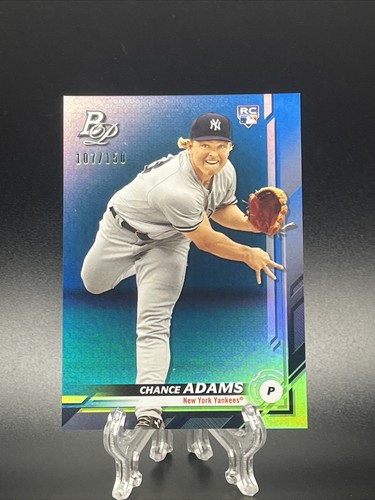 2019 Bowman Platinum Chance Adams #96 Blue Parallel Rookie Card #’D 107 ...