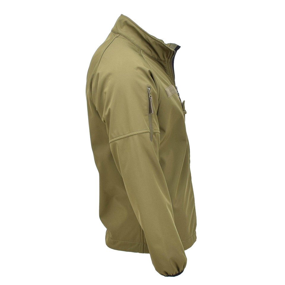 Original Dutch Military soft shell jacket zippered pockets vented ...