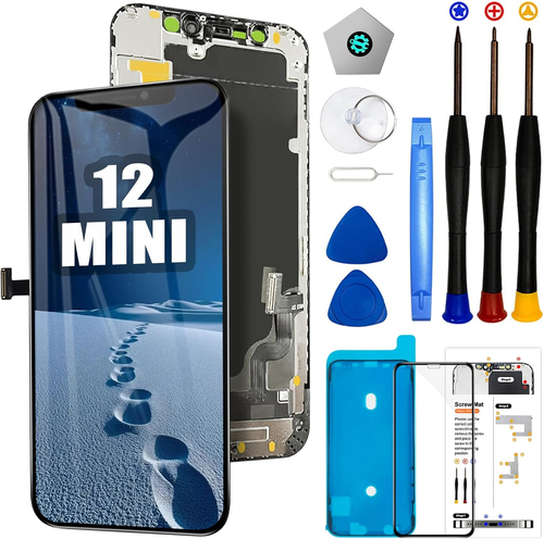 or iPhone 12 Mini Screen Replacement,5.4 Inch LCD Screen 3D Touch ...