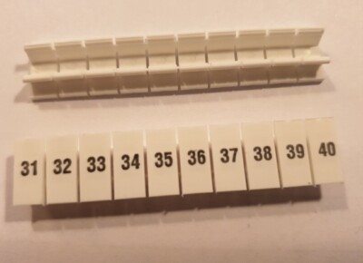 2 x Phoenix Contact ZBF 5 LGS fortlaufende Zahlen 31-40 | eBay.de