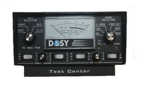 Dosy TC4002PSW Benchtop Power & SWR Meter with Headphone Jack & Antenna ...