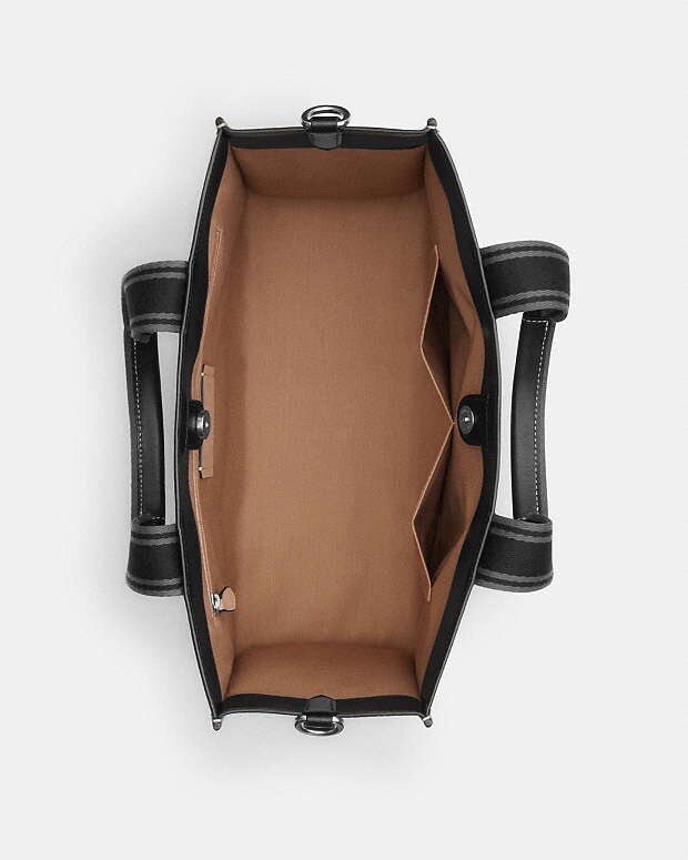 NWT Coach Smith Tote With Checkerboard Print CR101 Silver/Black/Chalk ...