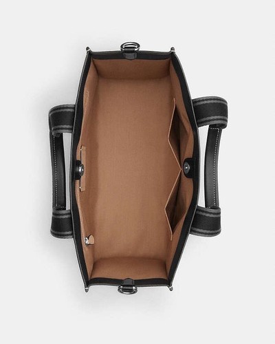 NWT Coach Smith Tote With Checkerboard Print CR101 Silver/Black/Chalk ...