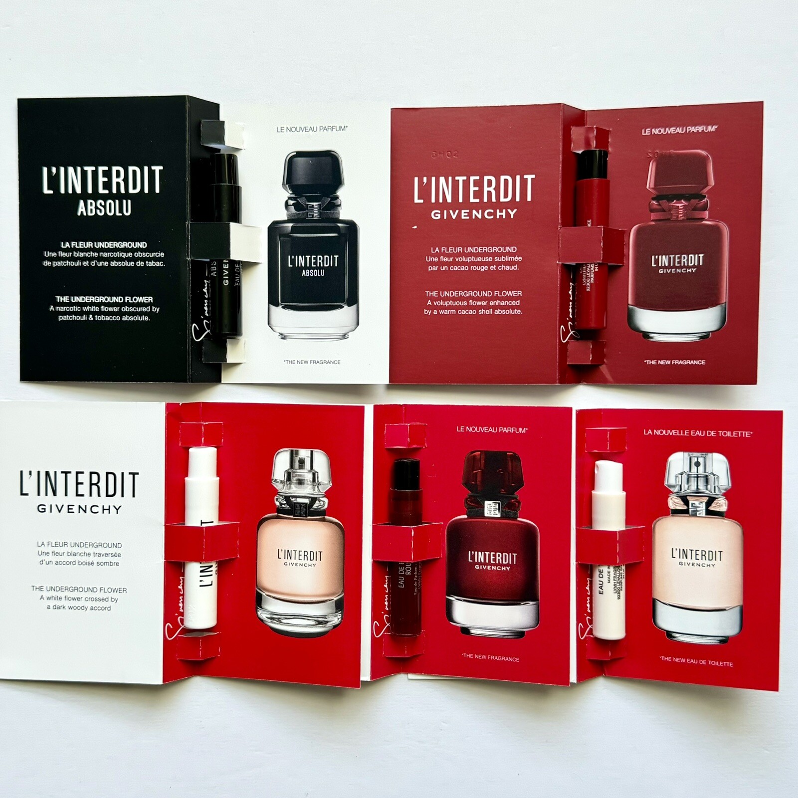 Givenchy Perfume Collection Sample Spray Vials 14pc Set | eBay