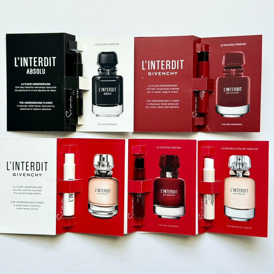 Givenchy Perfume Collection Sample Spray Vials 14pc Set | eBay