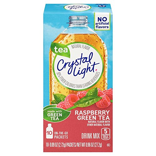 Crystal Light Raspberry Green Tea Drink Mix, 120 Pack, 12 Boxes | eBay
