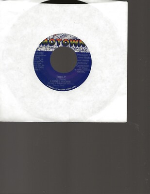 LIONEL RICHIE- 45 - " TRULY " STRONG VG+ | eBay