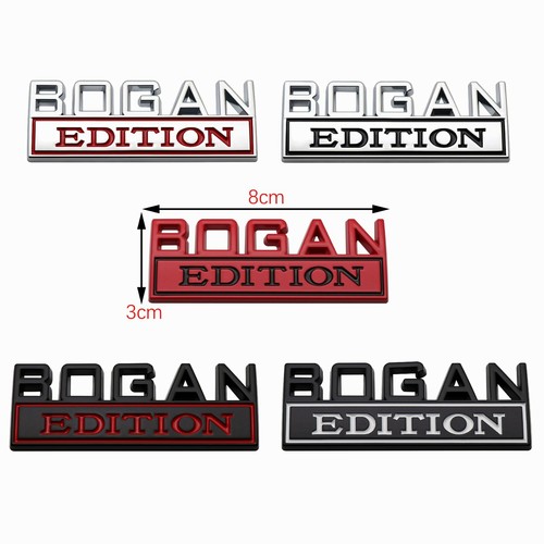 2x Metal BOGAN EDITION Emblems Badge Car Truck Decals Badge (white ...