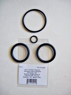2" Pentair / Pac-Fab Backwash Valve O-Ring Kit / 273241, 263064 + / R&S ...