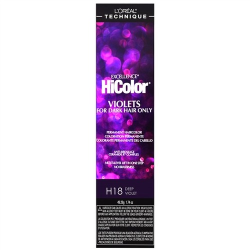 CO-30650 SALON BEAUTY L'OREAL HICOLOR PERMANENT CREME HAIR COLOR H18 ...