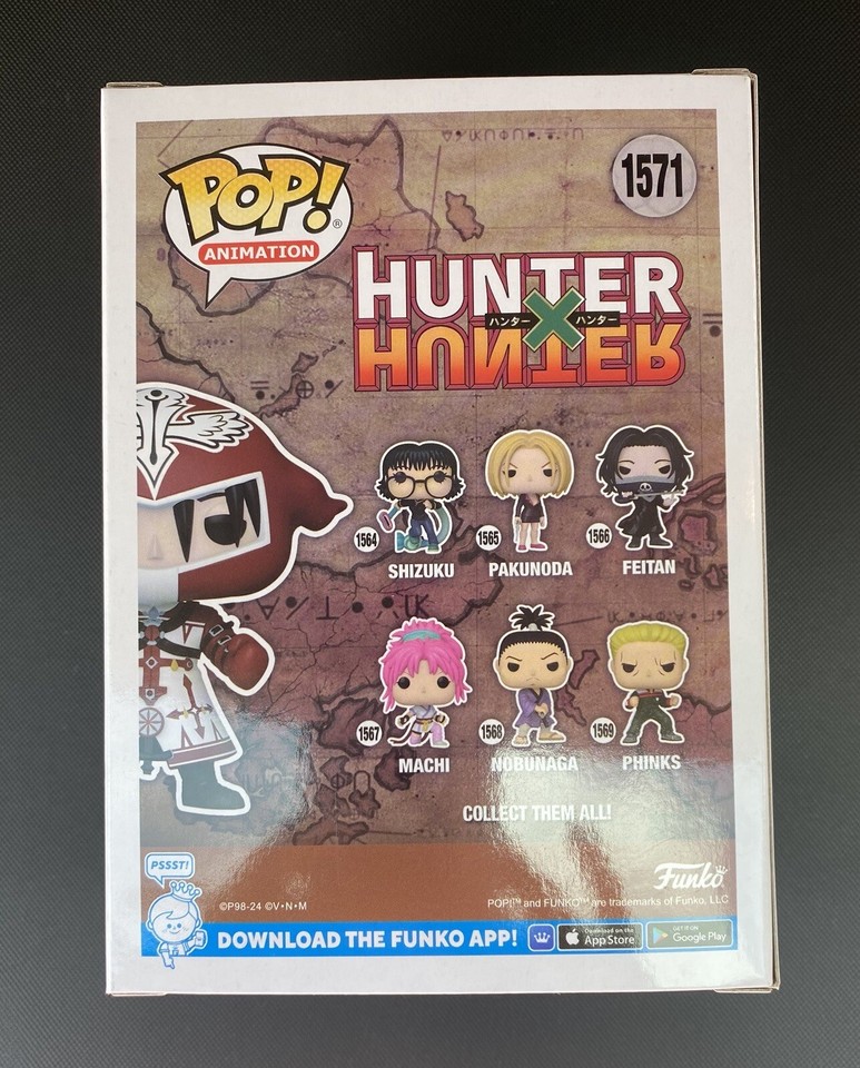 Funko POP! Hunter Hunter Feitan Pain Packer 1571 Specialty Series W ...